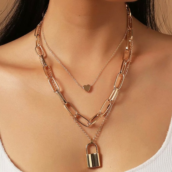 Jewelry | 3 Layer Gold Necklace | Poshmark